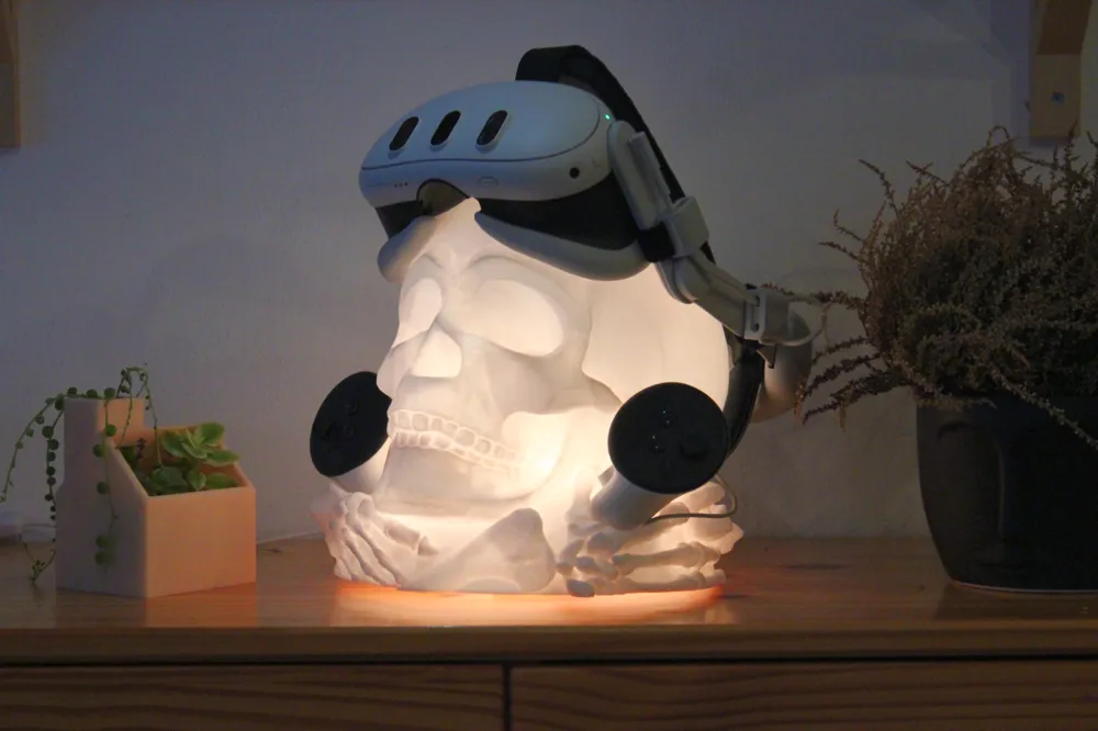 Oculus Meta Quest Skull Stand by superGeometry MakerWorld: Download ...