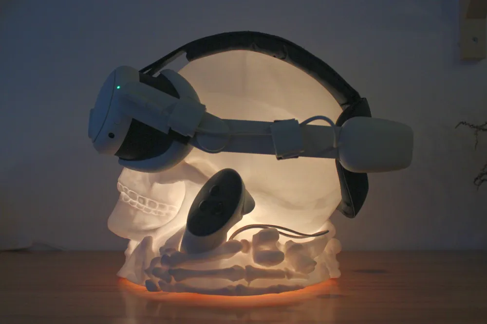 Oculus Meta Quest Skull Stand by superGeometry MakerWorld: Download ...