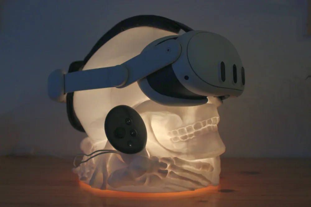 Oculus Meta Quest Skull Stand by superGeometry MakerWorld: Download ...