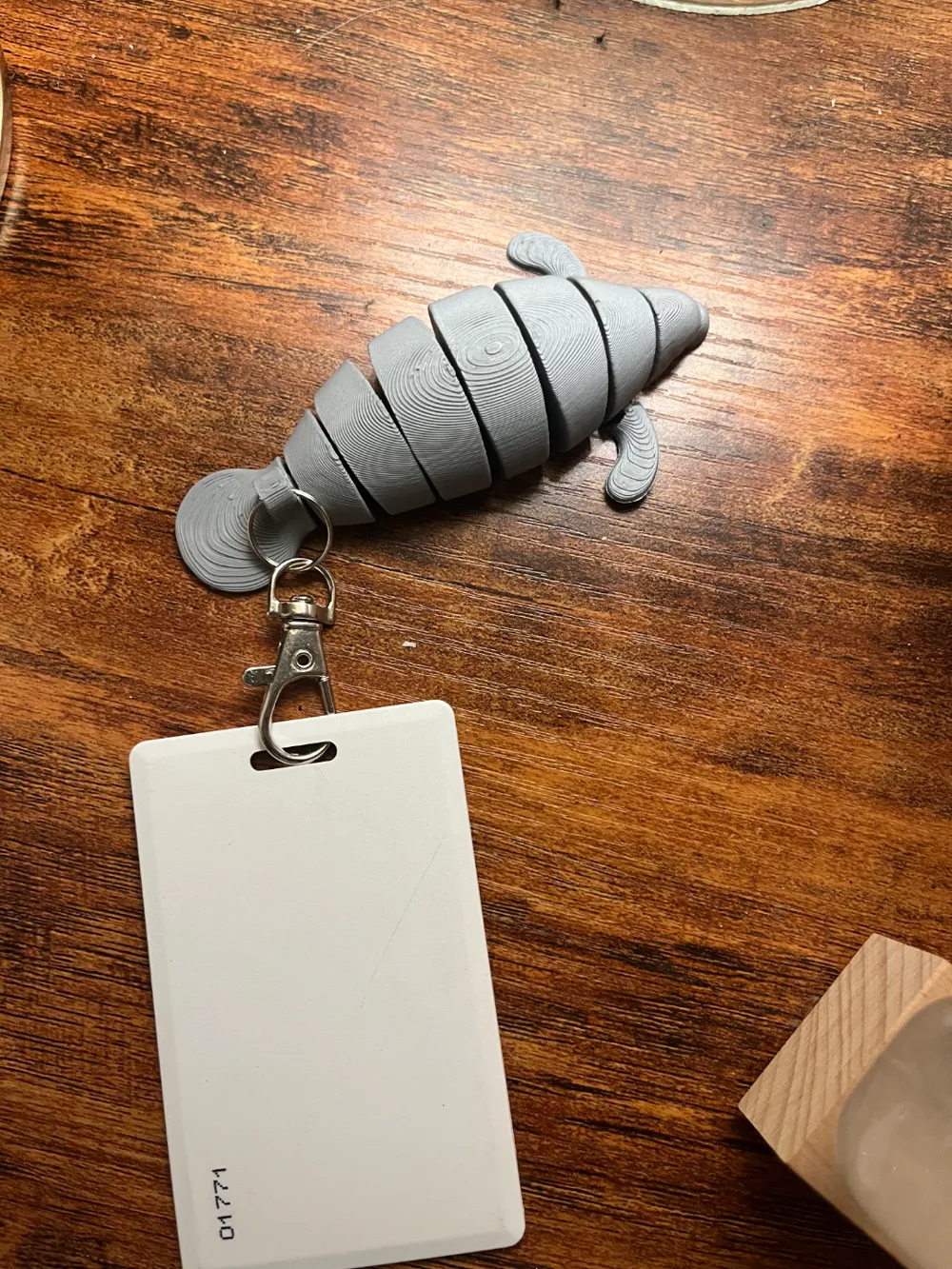 Articulated Manatee Keychain Remixed by CipherX.xyz - MakerWorld