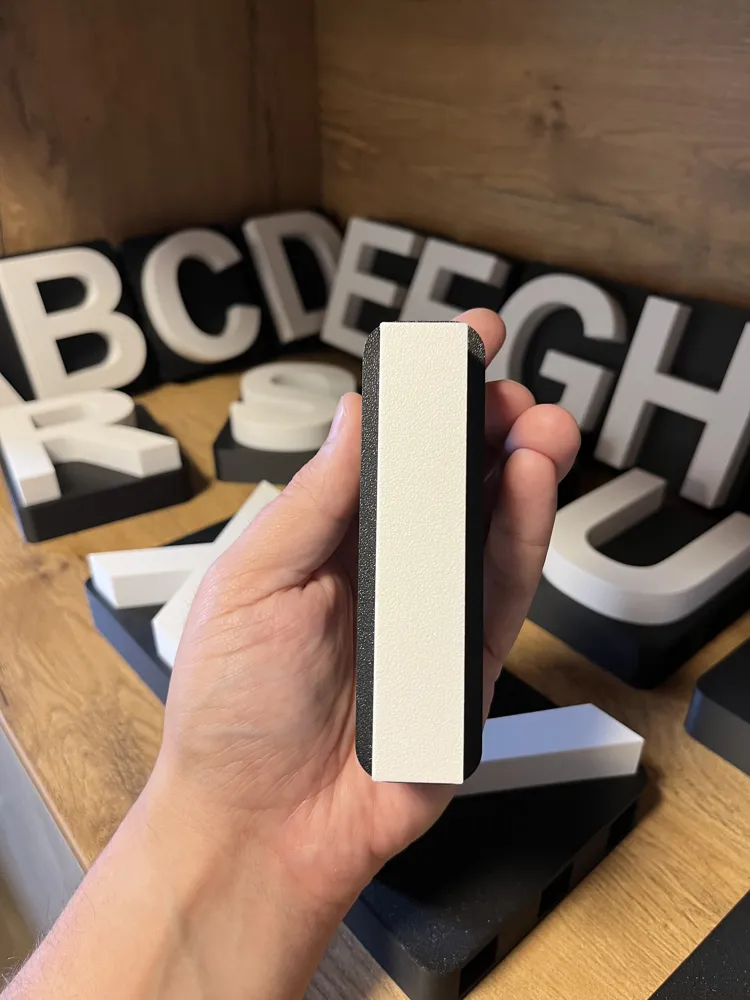 3D Letter "I" – modular, LED-ready & A–Z series by LetHimPrint ...