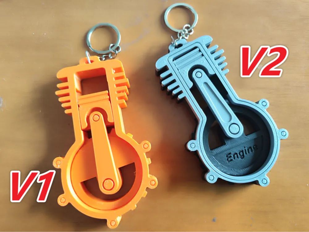 Engine stress-relief toys (no supports, print-in-place, articulated) by ...