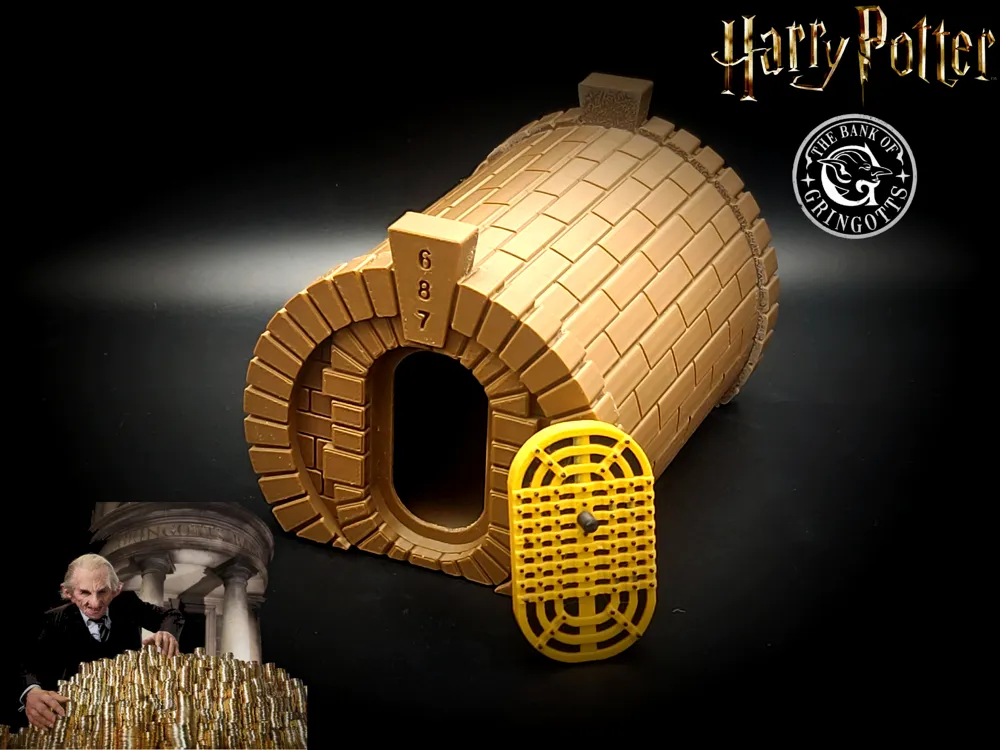 Harry Potter - Gringotts Piggy Bank by Savy Maker - MakerWorld