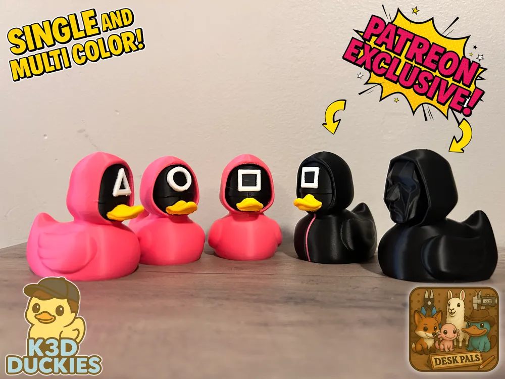 Squid Game Guard Ducks by K3DPrint MakerWorld: Download Free 3D Models