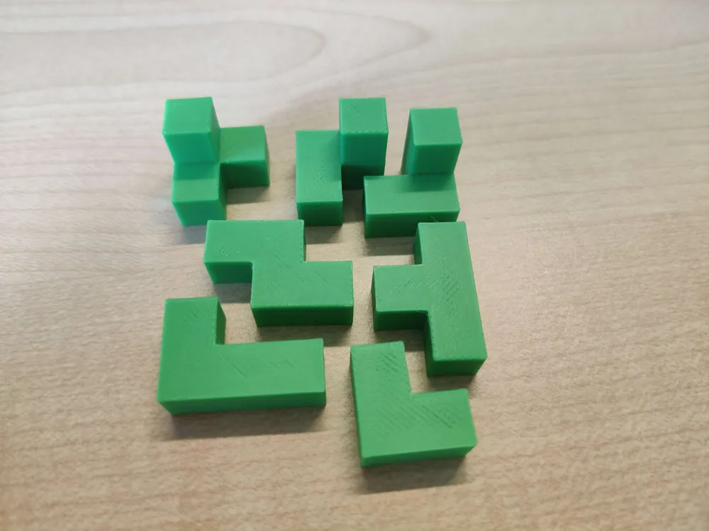 Simple 3D Puzzle Cube by El Chloro MakerWorld: Download Free 3D Models