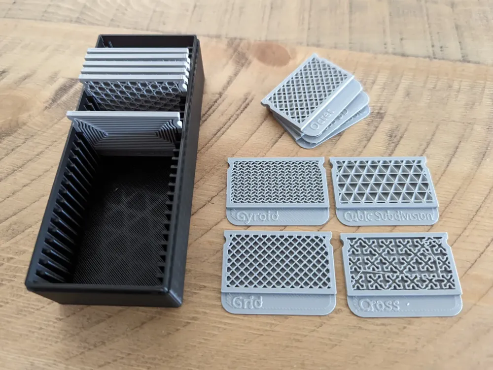 Cura Infill Samples (Works for Bambu Studio) by SimplyRobots - MakerWorld