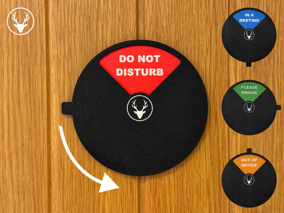 Office Door Sign - Free 3D Print Model - MakerWorld
