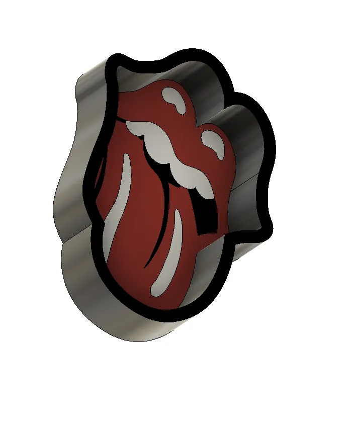 Rolling stones light box by jeweller69 MakerWorld: Download Free 3D Models