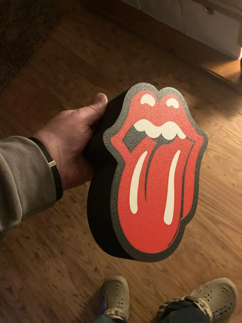 Rolling stones light box by jeweller69 MakerWorld: Download Free 3D Models