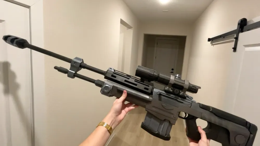 Halo: Reach Reloadable SRS99-AM Sniper Rifle by Chase Curtis - MakerWorld