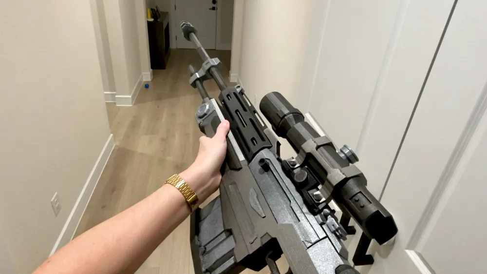 Halo: Reach Reloadable SRS99-AM Sniper Rifle - Free 3D Print Model ...