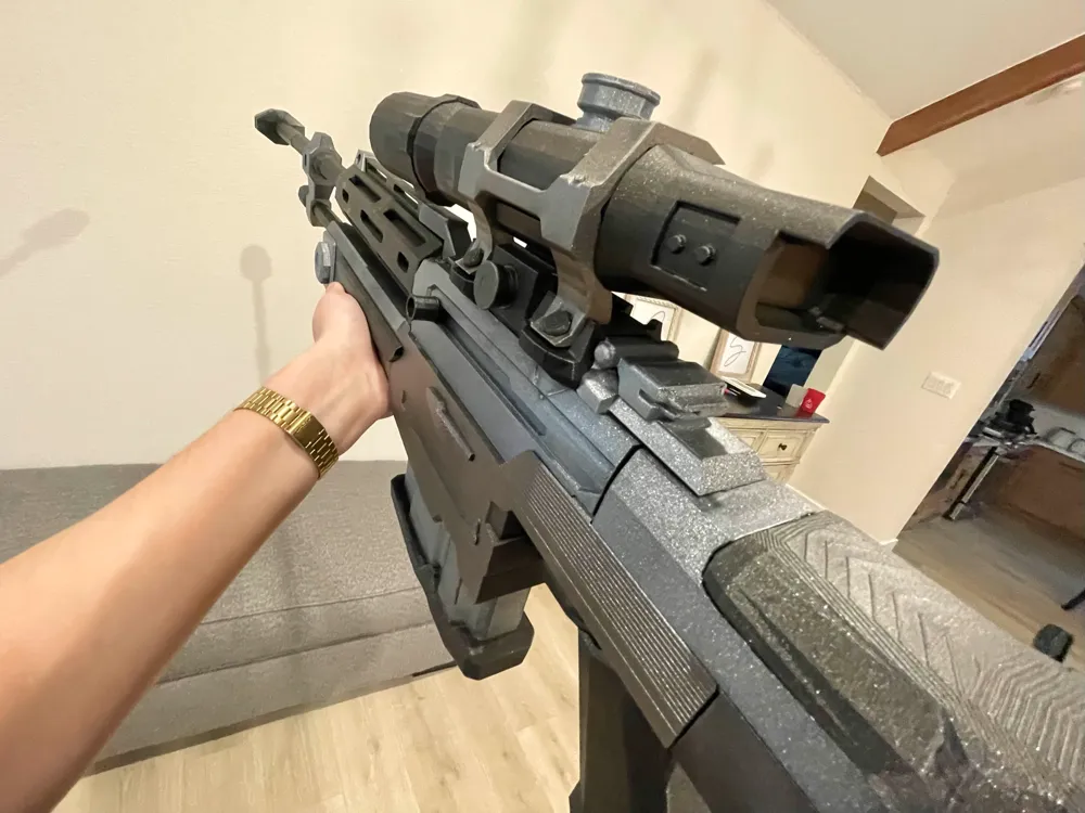 Halo: Reach Reloadable SRS99-AM Sniper Rifle by Chase Curtis - MakerWorld
