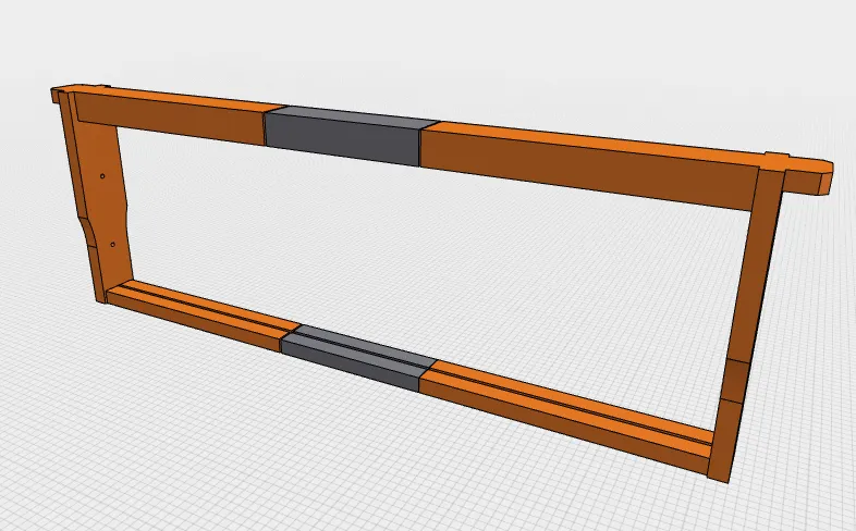 Langstroth Beehive Frame - Medium Open by Squirrelly_Squirrel - MakerWorld
