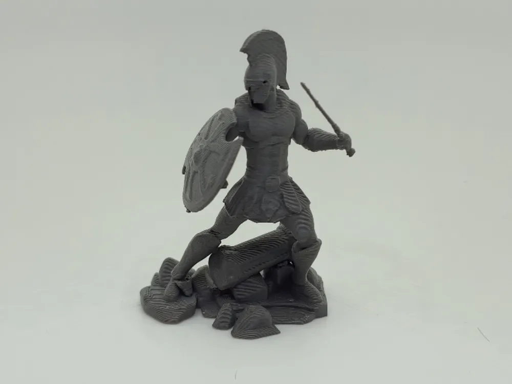 Spartan Hero with Shield Roman Middle Ages by Go3D MakerWorld: Download ...