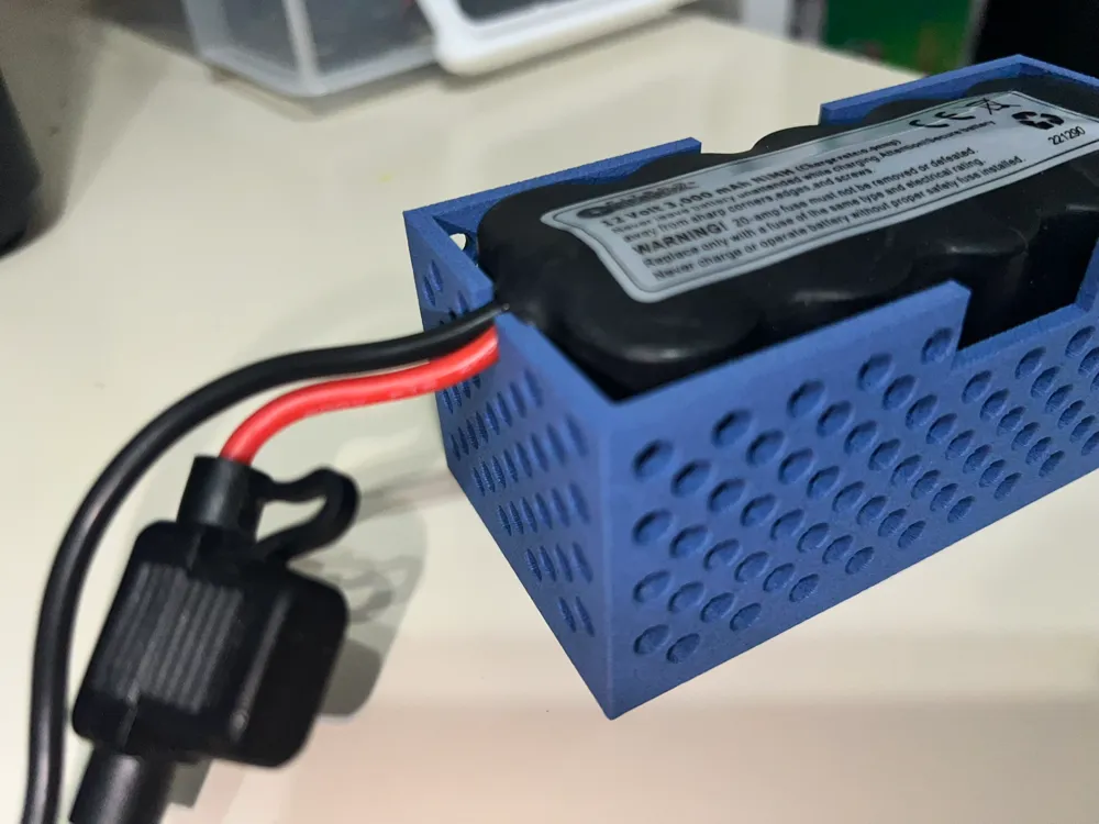 Tetrix 39057 12 volt battery pack FTC holder Remixed by player1 ...