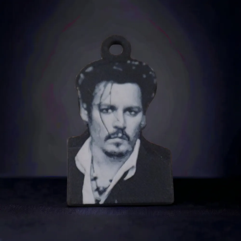 Personalized Johnny Depp Keychain HueforgeMix by AlienLaser - MakerWorld