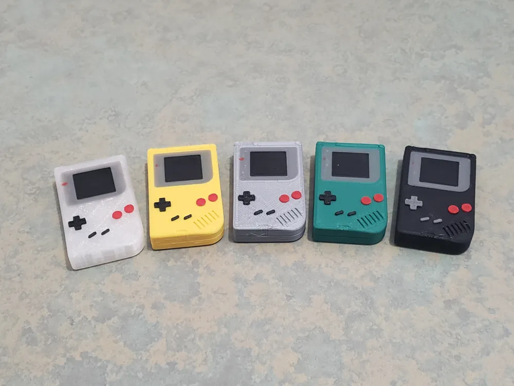 Original Game Boy Keychain and Magnet - Free 3D Print Model - MakerWorld