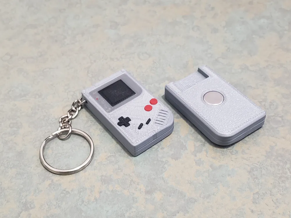 Original Game Boy Keychain and Magnet - Free 3D Print Model - MakerWorld