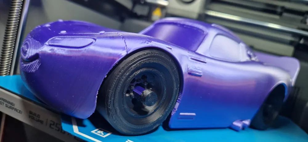 Flash Lightning McQueen - rotating wheels version - Free 3D Print Model ...