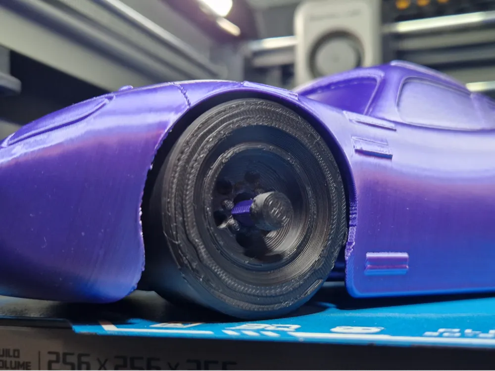 Flash Lightning McQueen - rotating wheels version - Free 3D Print Model ...