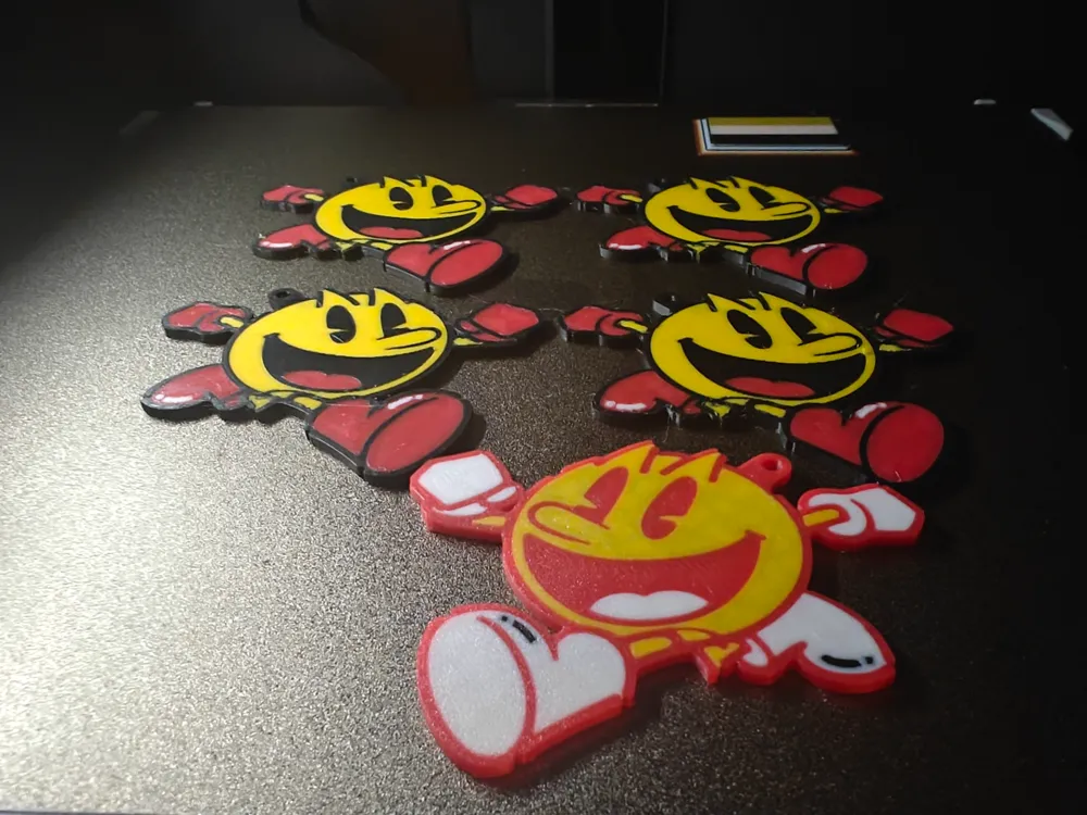 Paciman keychain, Pac-man's long lost cousin by Radical3D - MakerWorld