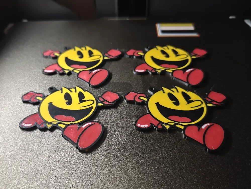 Paciman keychain, Pac-man's long lost cousin by Radical3D - MakerWorld