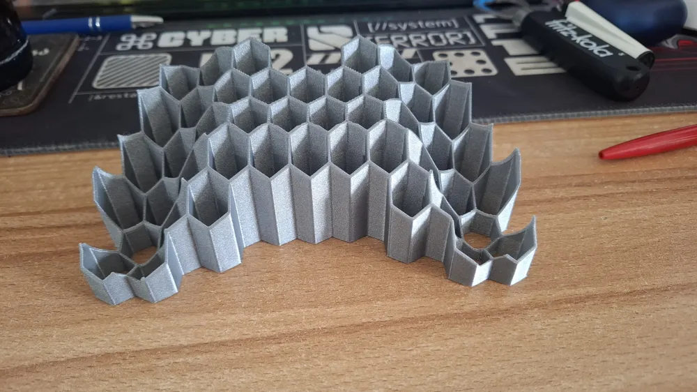 Hexagon Playstation Controller Stand - Free 3D Print Model - MakerWorld