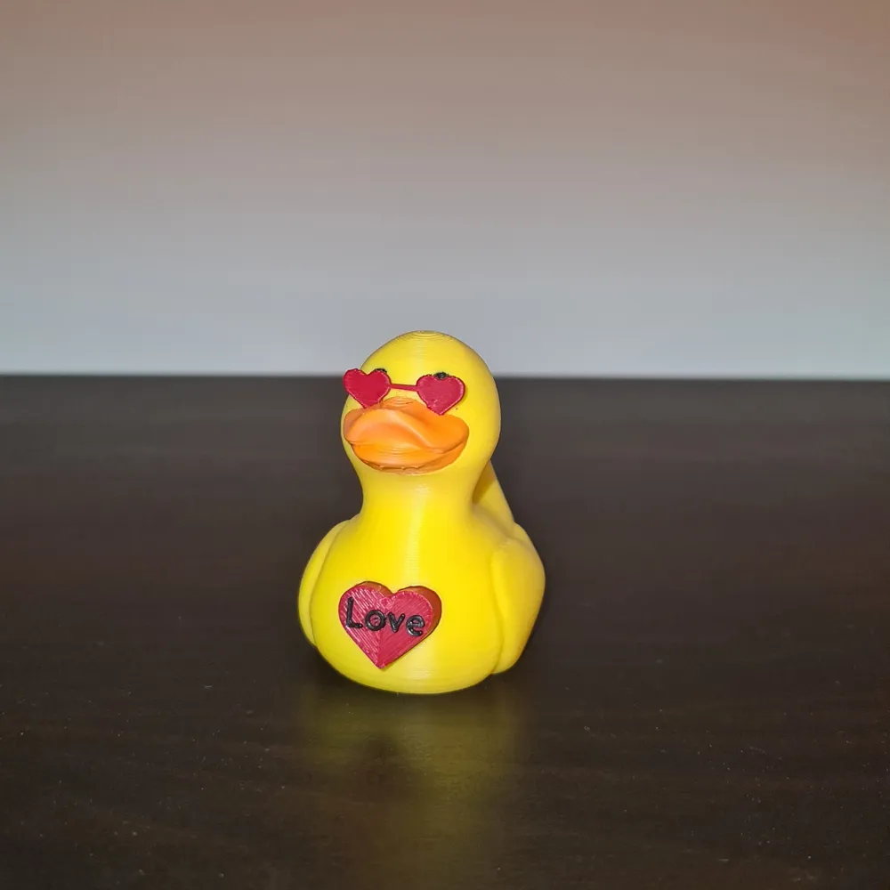 Valentine's Day Duck with replacable heart by Szaszpi MakerWorld ...