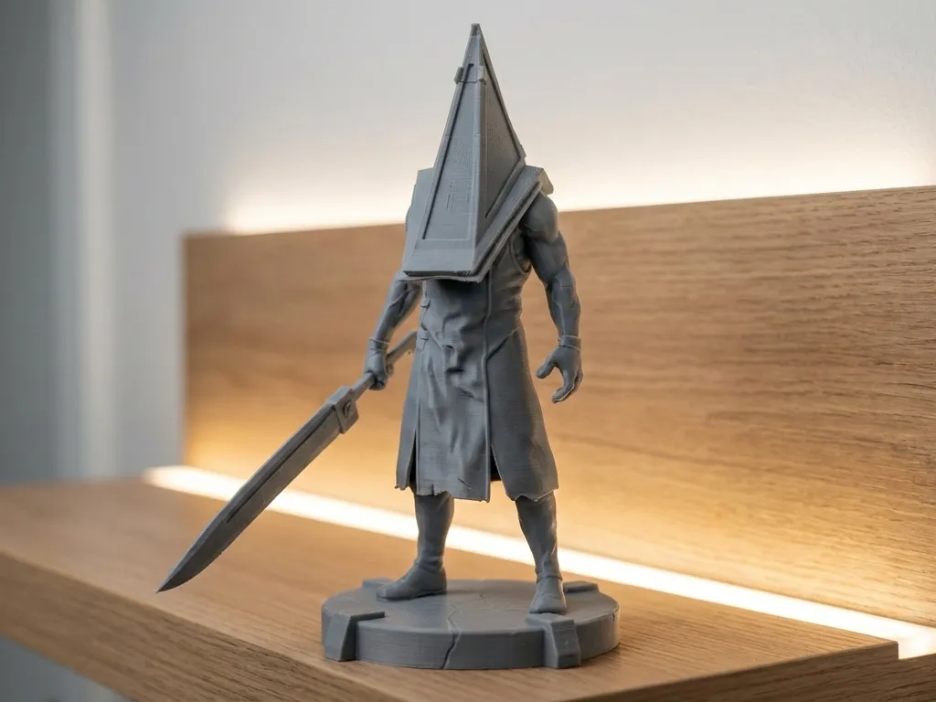 Pyramid Head - Silent Hill - Modelo gratuito para impressão 3D - MakerWorld