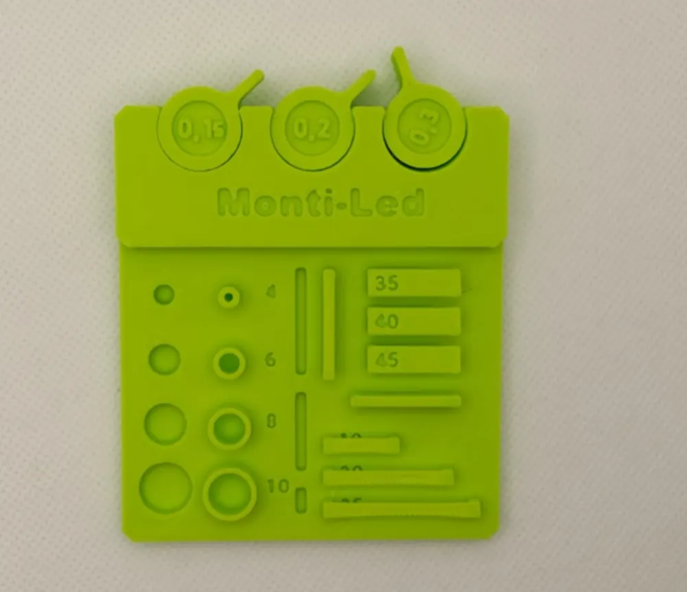 Tolerance, Bridge, Holes Tester by Monti-Led - MakerWorld