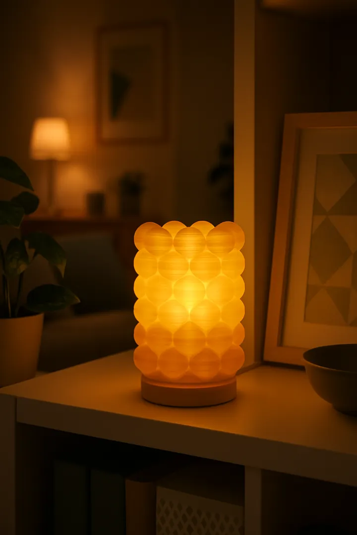 Modern Bubble Lamp E14 Compatible Lighting by Abstractia Design MakerWorld: Download Free 3D Models