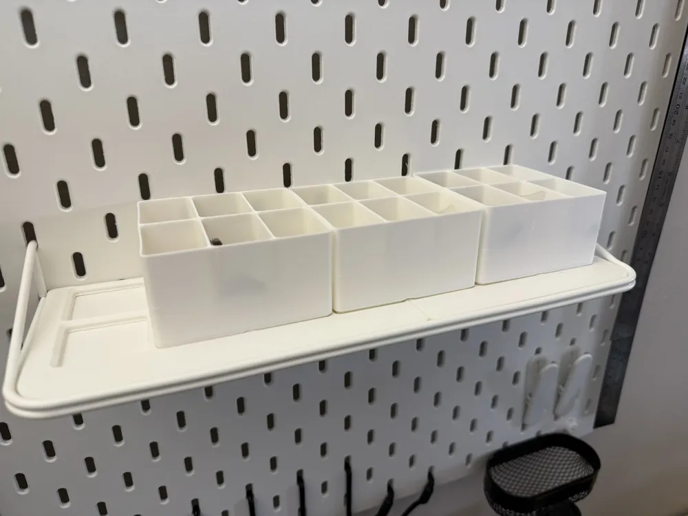 Gridfinity base for IKEA SKADIS display shelf by fitzage MakerWorld ...