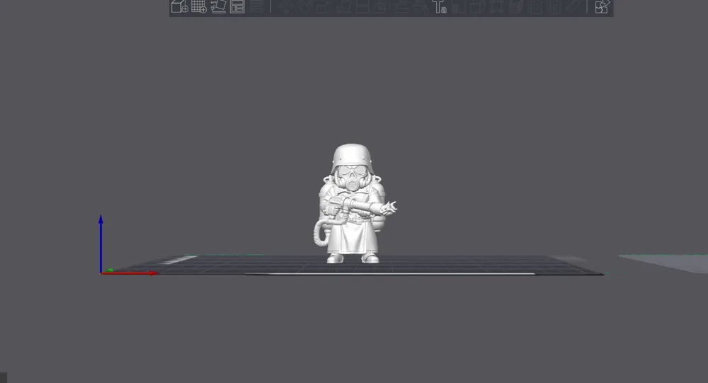 Soldier of Death Korps Krieg Warhammer40k Chibi - Free 3D Print Model ...