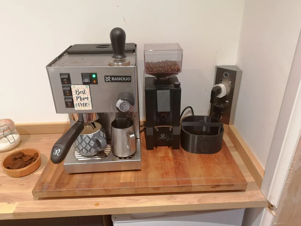 Coffee Knock Box - Espresso Machine Basket Knock Box with Puck Splitter ...