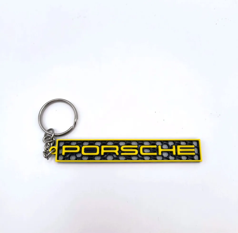 Porsche honeycomb keychain - Free 3D Print Model - MakerWorld