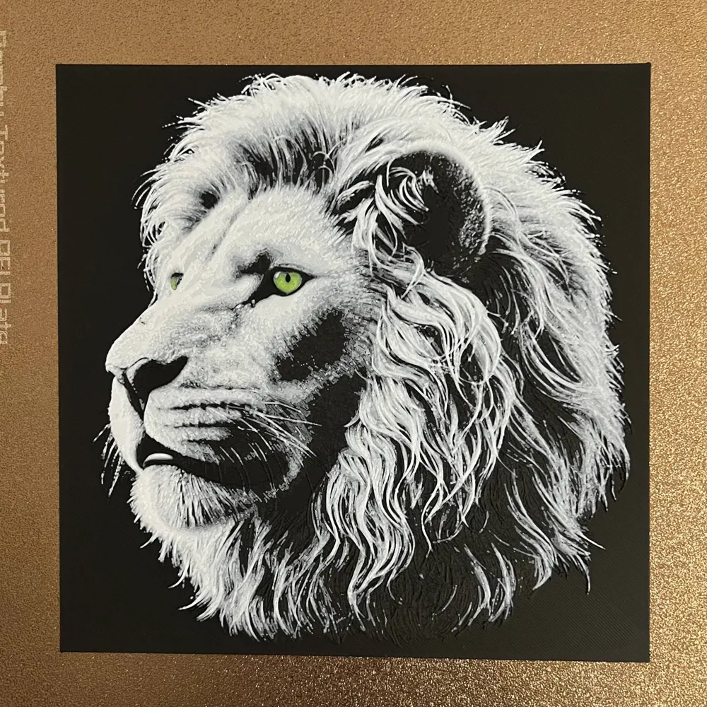 HueForge - Lion V2 by Ligurio - MakerWorld