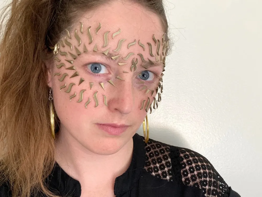 Sun Rays Masquerade Mask by PenolopyBulnick - MakerWorld