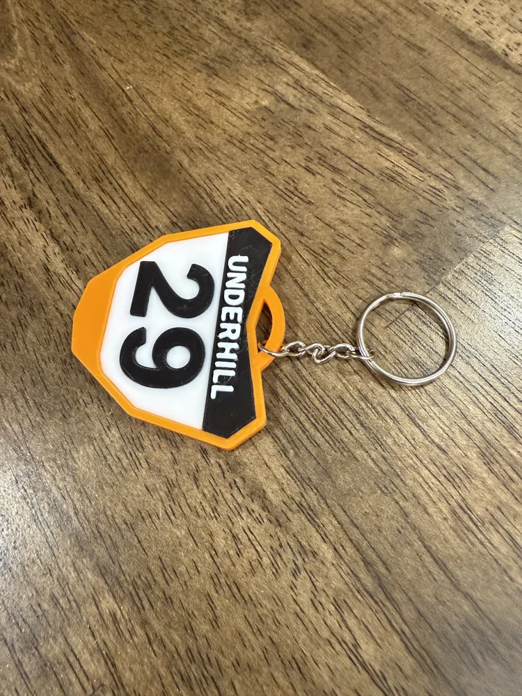 Mx Number Plate Editable Keychain/Ornament - Free 3D Print Model ...