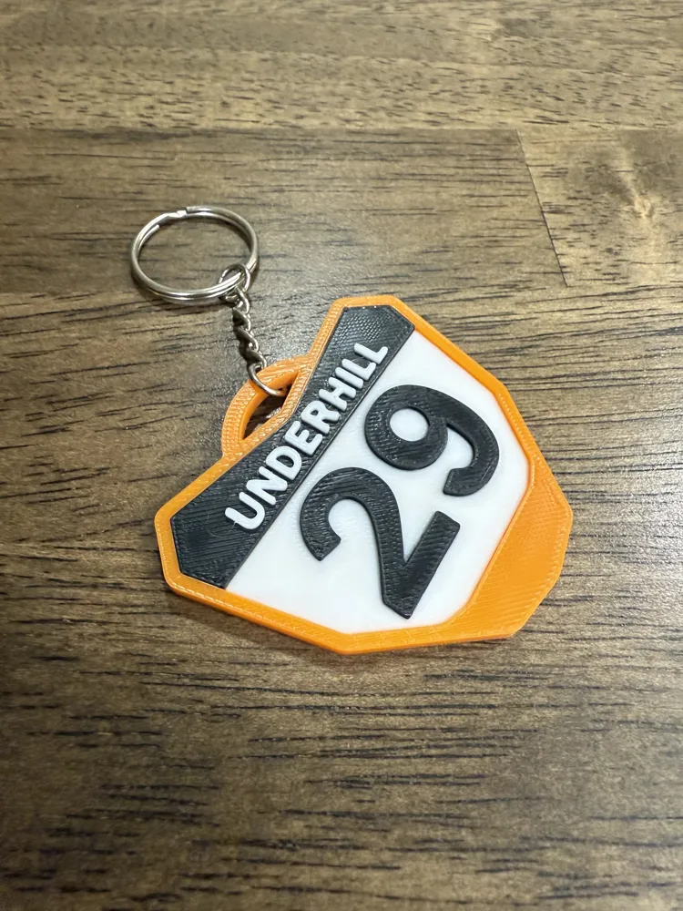 Mx Number Plate Editable Keychain/Ornament - Free 3D Print Model ...