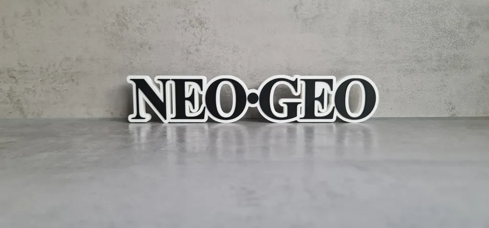 Neo Geo Logo / Sign - Free 3D Print Model - MakerWorld