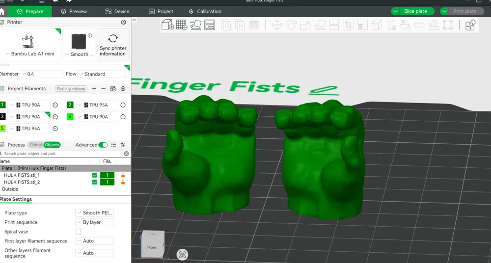Hulk Fists - Wearable Toy by FlmanCreates MakerWorld: Download Free 3D ...