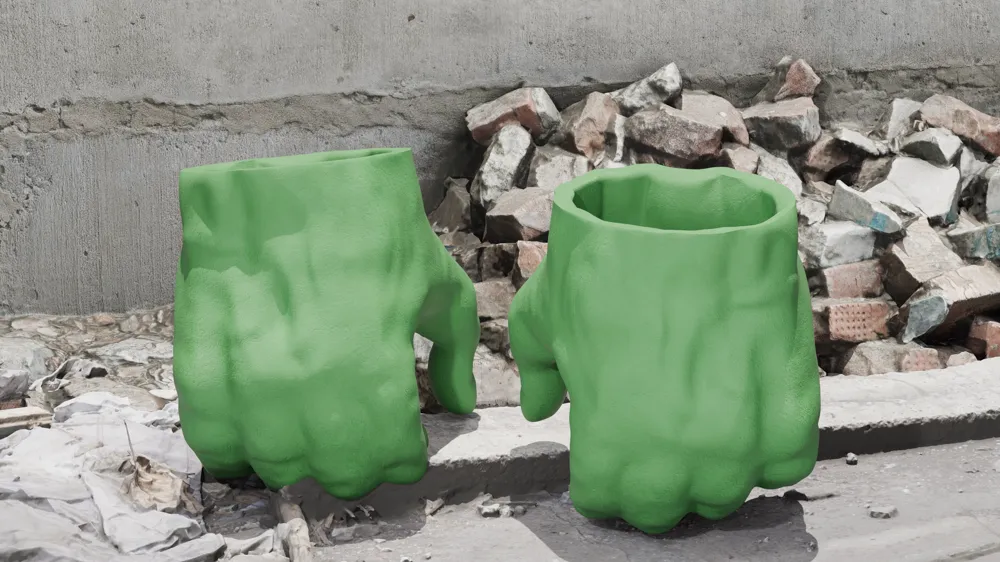 Hulk Fists - Wearable Toy - Free 3D Print Model - MakerWorld