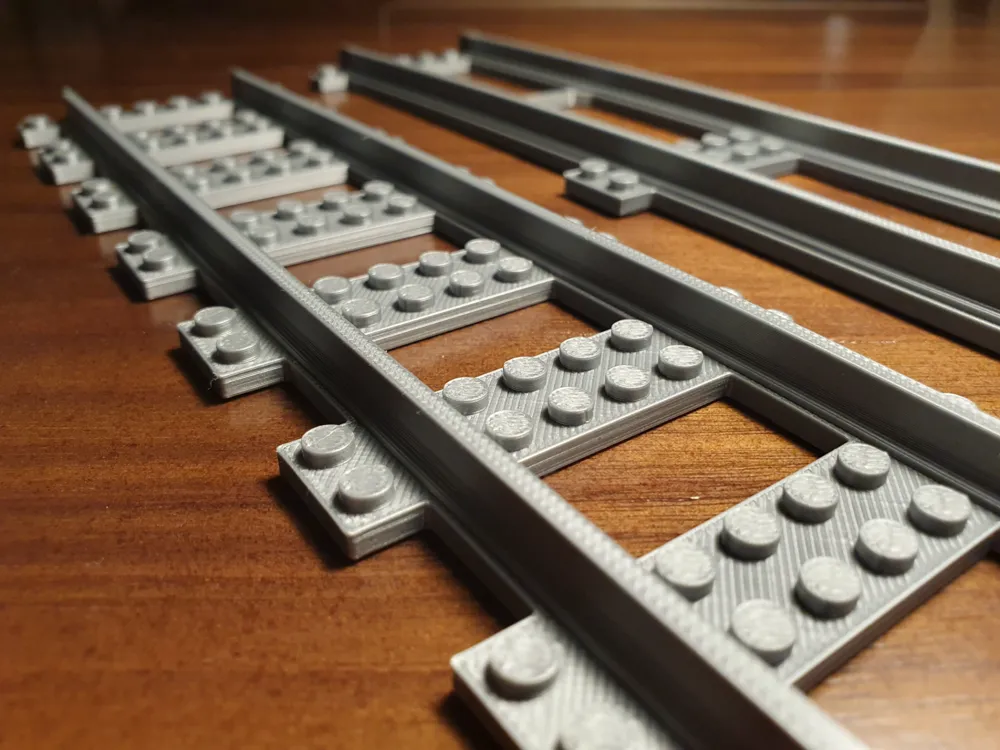 Legos train Track Extra long and extra light - Free 3D Print Model ...