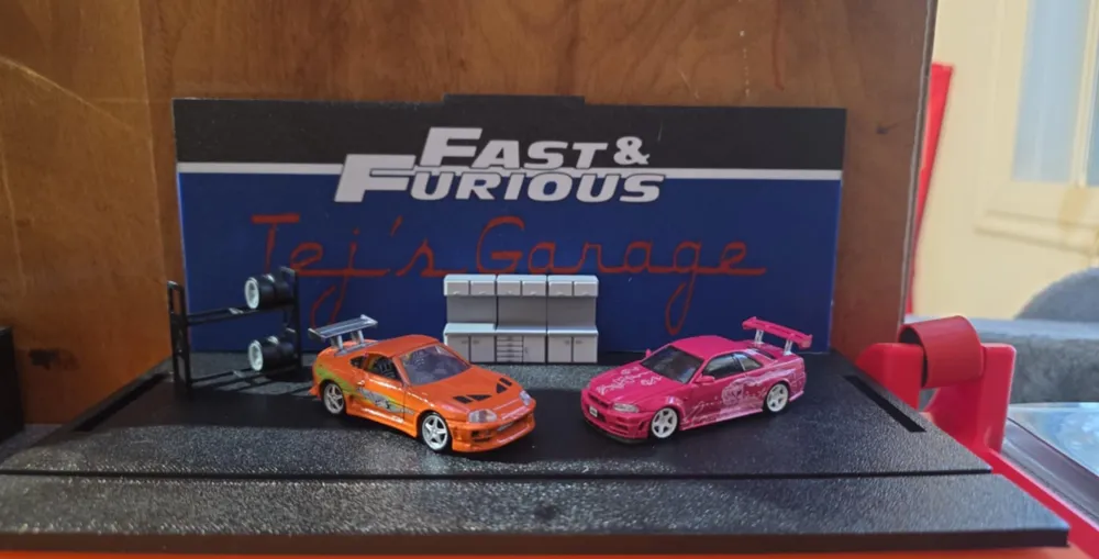 Fast & Furious – Tej’s Garage (Diorama 1:64) - Free 3D Print Model ...