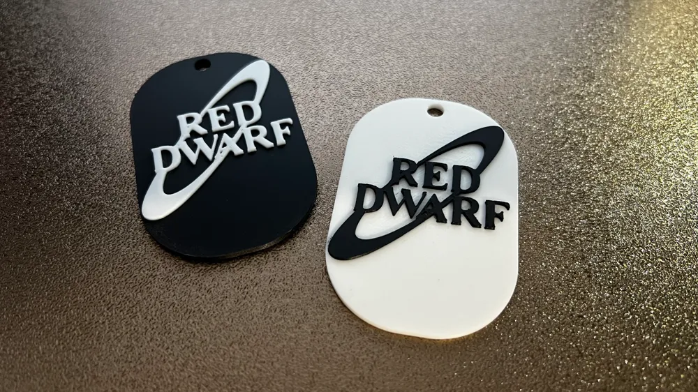 Red Dwarf keychain by Bulro - MakerWorld