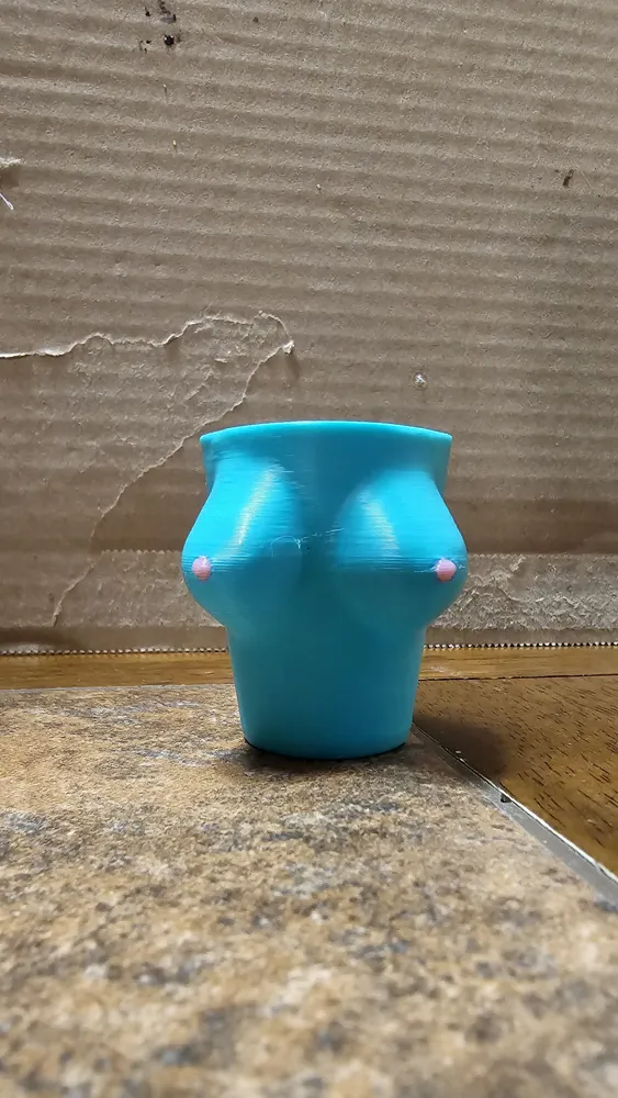 Boob shot glass - Free 3D Print Model - MakerWorld