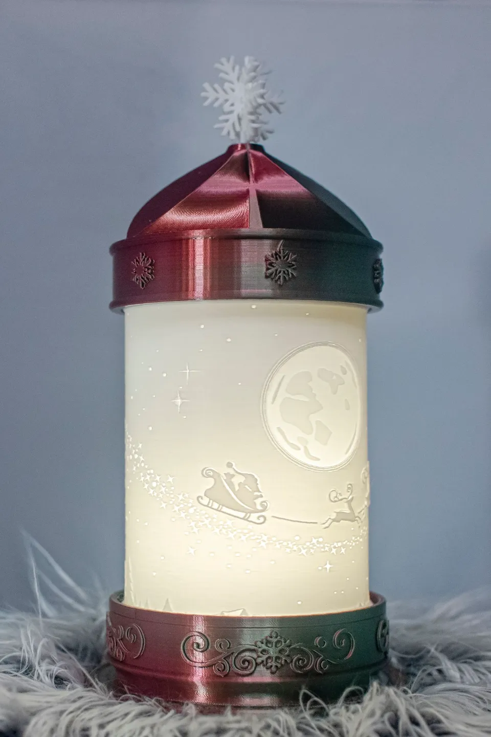 Christmas Lithophane Light - using E12 Candelabra bulb by Just_Josh ...