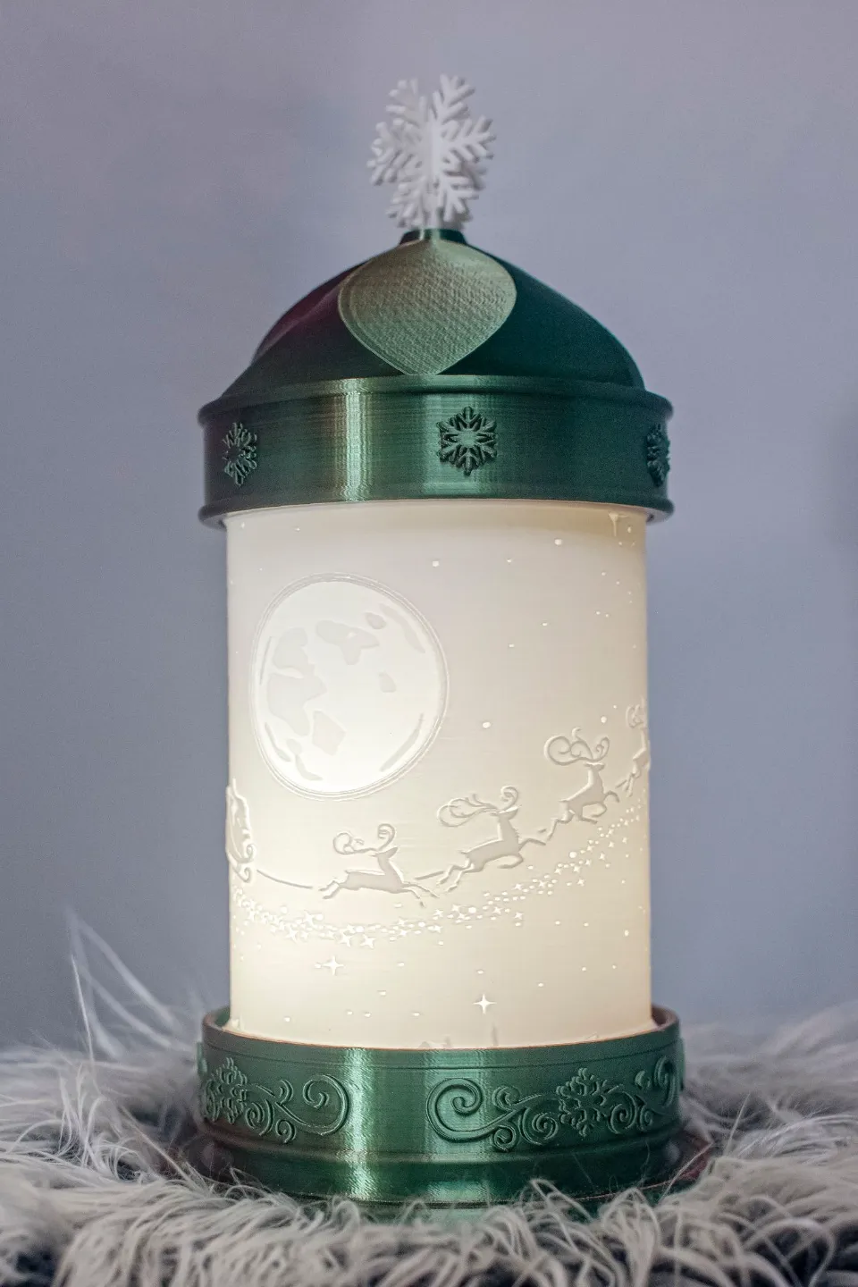 Christmas Lithophane Light - using E12 Candelabra bulb by Just_Josh ...