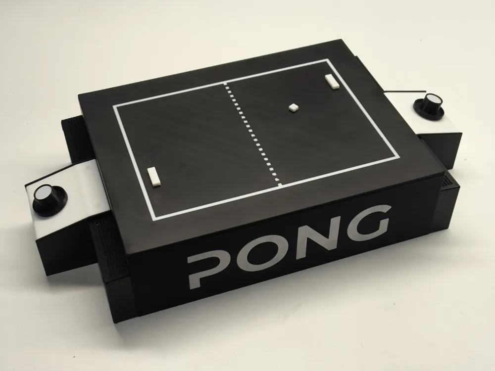 Mechanical Arcade Pong. Atari Concept - Free 3D Print Model - MakerWorld