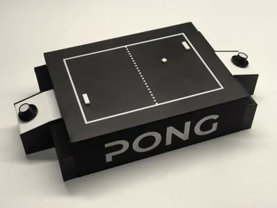 Mechanical Arcade Pong. Atari Concept - Free 3D Print Model - MakerWorld